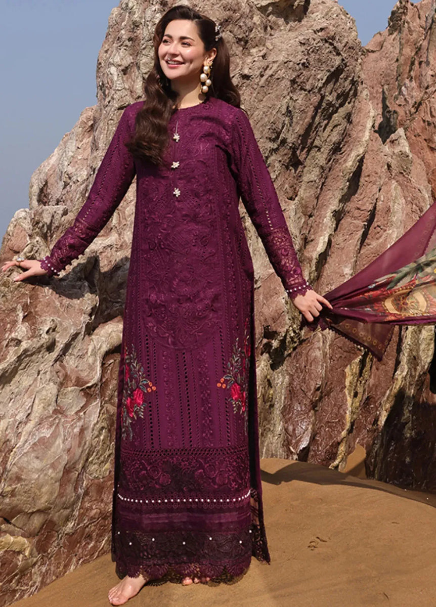 Hania by Imrozia Premium Embroidered Lawn Suits Unstitched 3 Piece IM2 ...