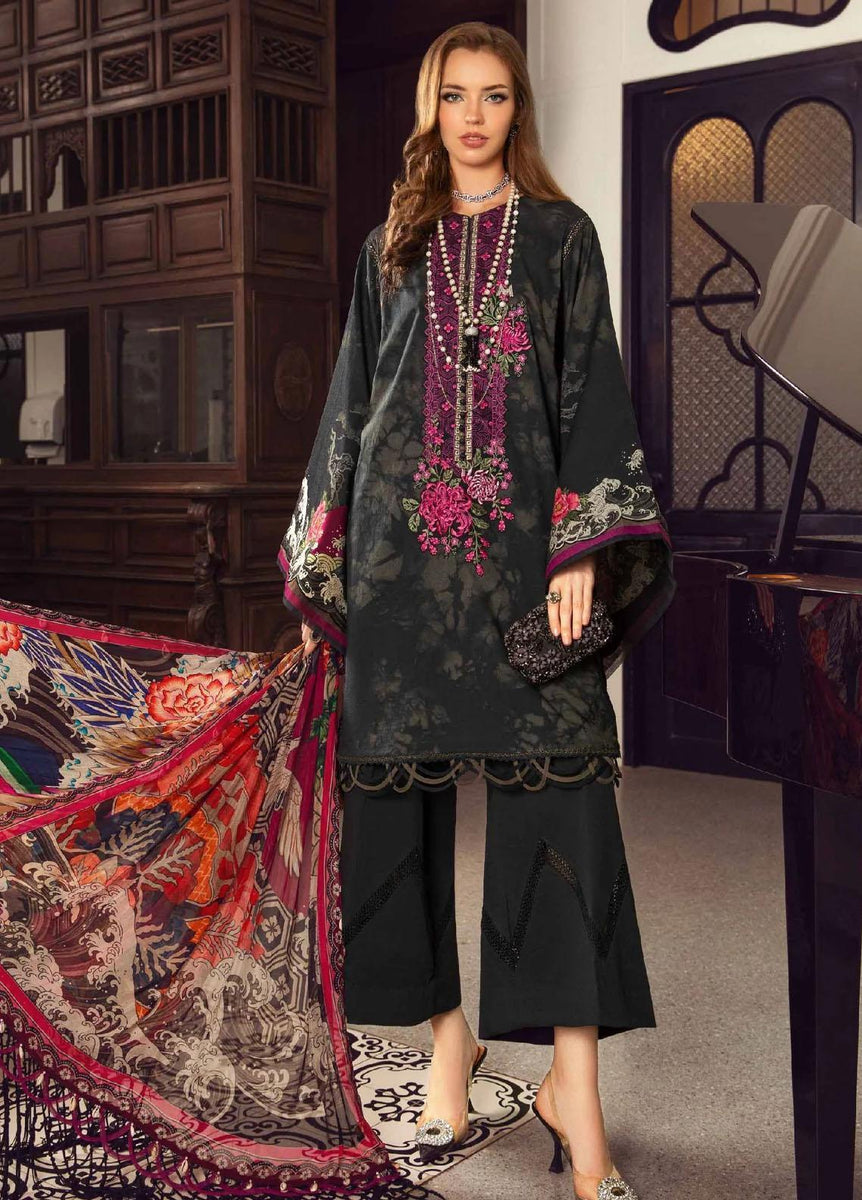 M Prints By Maria B Embroidered Cambric Suits Unstitched 3 Piece MB23M ...