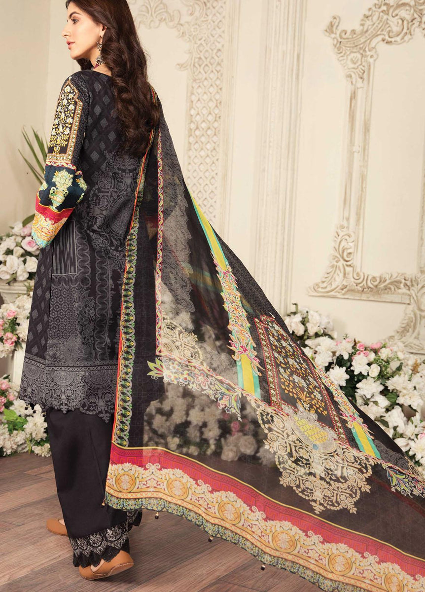 Aayra Embroidered Lawn Suits Unstitched 3 Piece AY21L 04B - Luxury Col ...